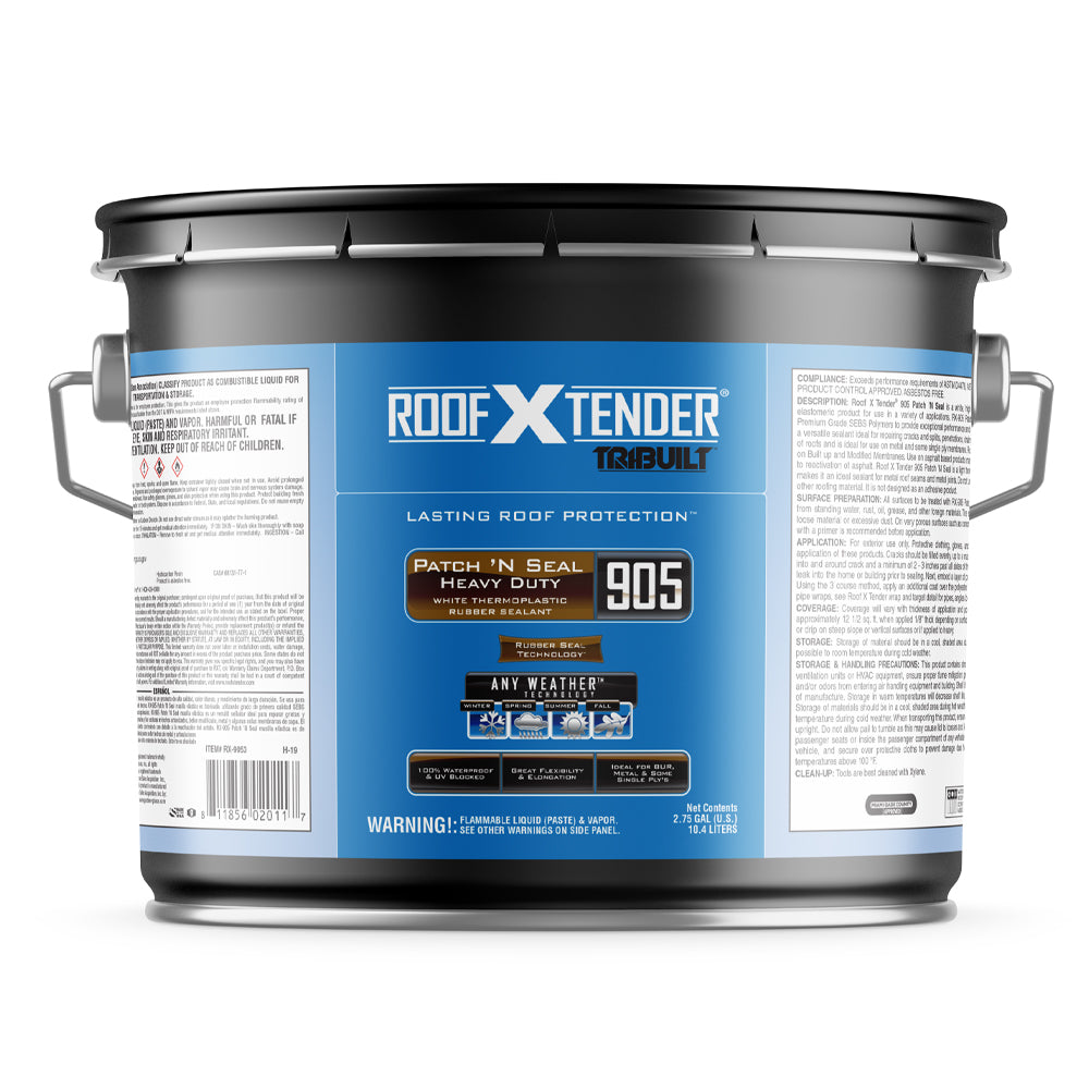 Roof X Tender® 905 Patch ’N Seal Heavy Duty White Thermoplastic Sealan – RoofXTender